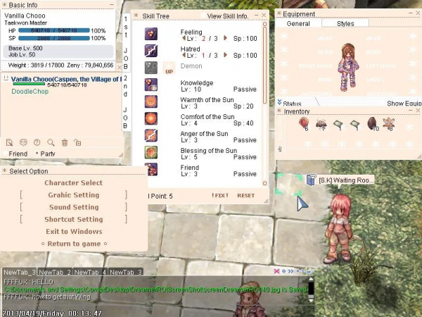 Custom Skins/Theme for your Ragnarok - BraveRO Wiki